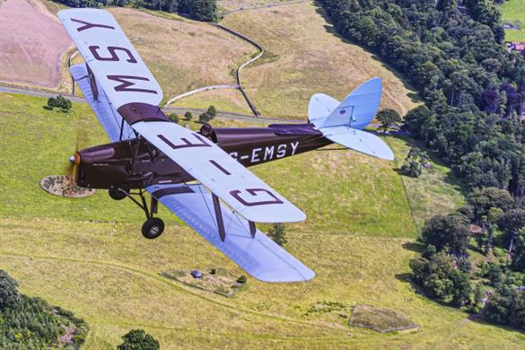 60 Minute Tiger Moth Flight Experience | Northumberland