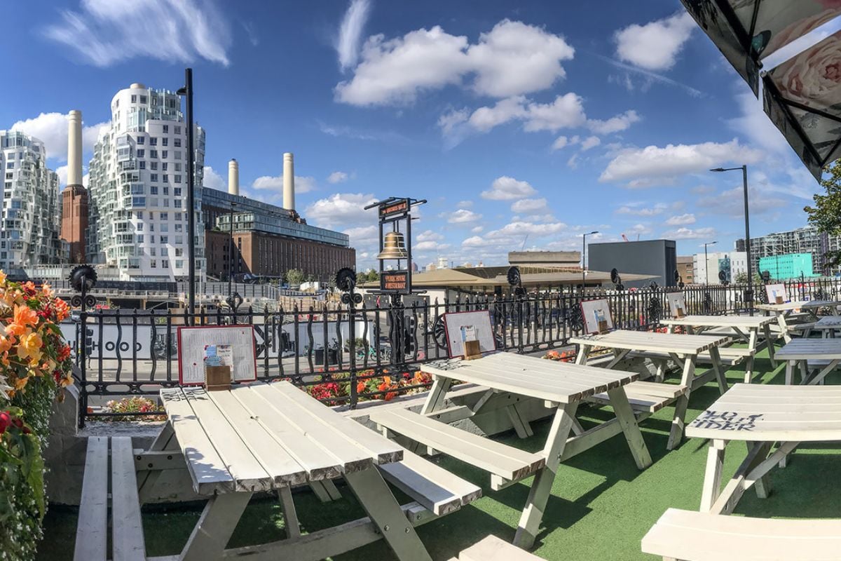 A Gift Voucher for Battersea Chimney Lift and Two Course Meal for Two