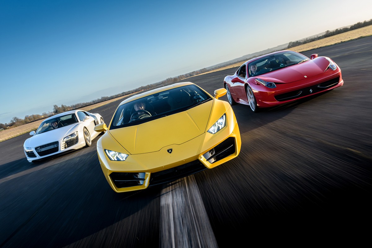 Book a Junior Triple Supercar Drive Experience at Castle Combe