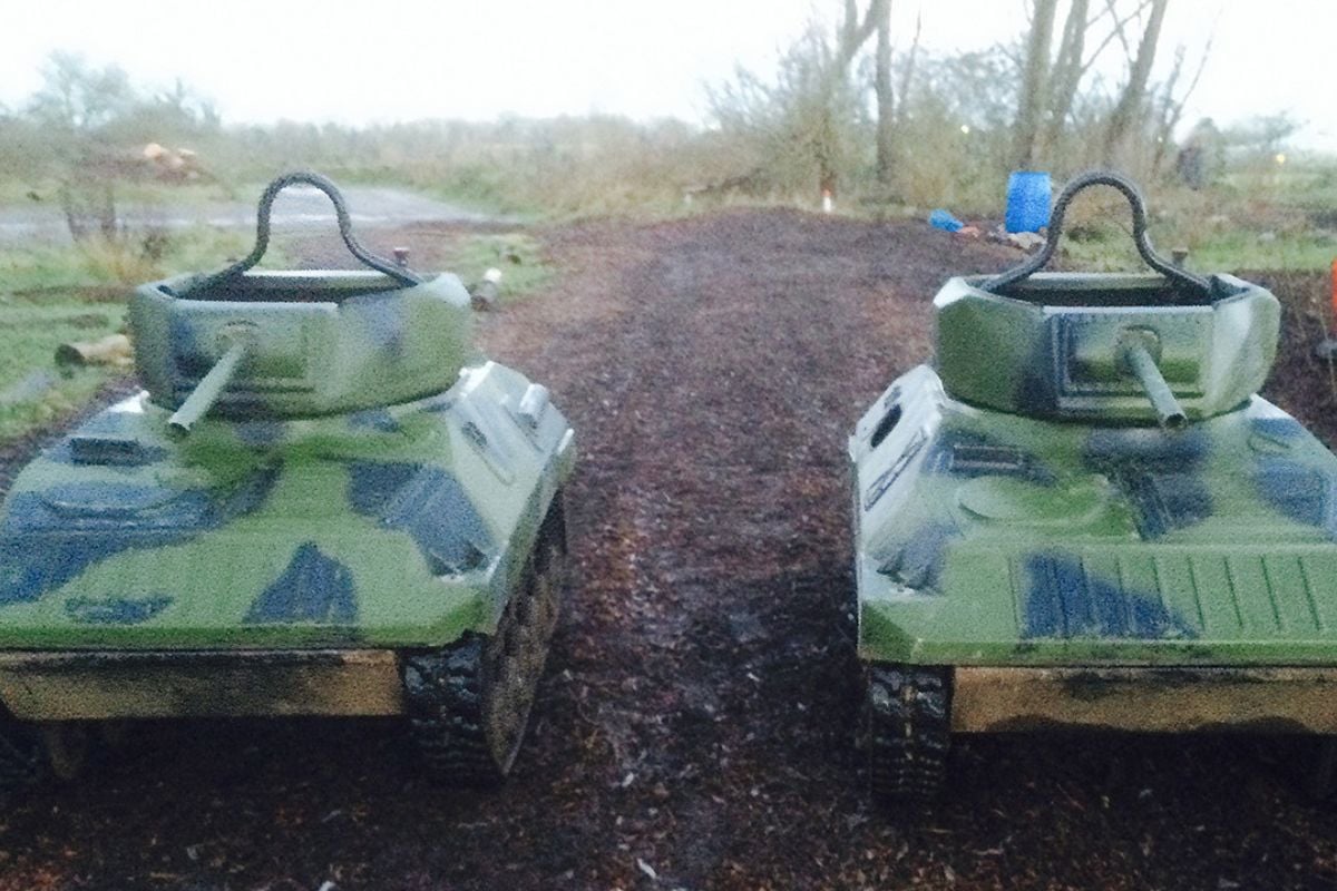 Mini Tank Driving for Eight in Hampshire for Ages 8+, Gift Voucher