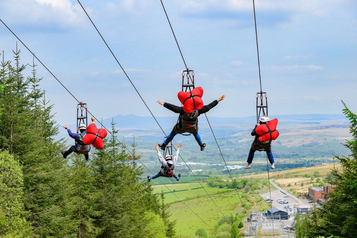 Zip World Phoenix Zip Line Experience in South Wales | TrackDays