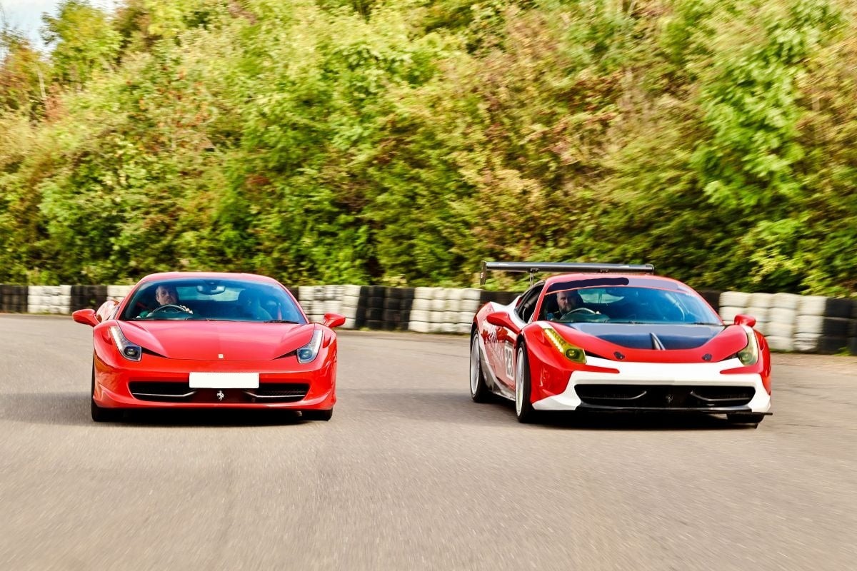 Book a Limited Time Special Offer on a Road vs Race Car Blast