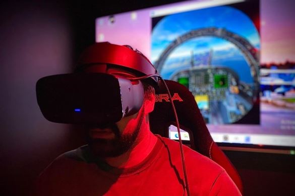 Go on a 30 Minute Fighter Jet Flight Sim for One at Blackpool Airport