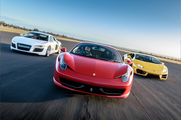 Junior Triple Supercar Drive and High Speed Passenger Ride | Trackdays