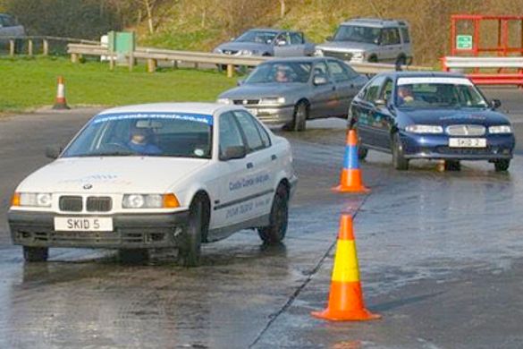 Take your driving skills to the next level in this Skid Control Course